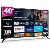 TD Systems - Smart TV 24 Pulgadas Led HD, televisor Hey Google Official ...