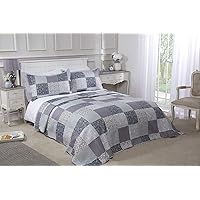 Emma Barclay Cotswold - Quilted Patchwork Bedspread Set in Pink - King : Amazon.co.uk: Home ...