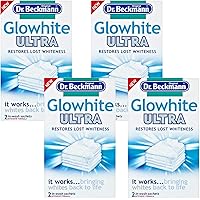 Dr Beckmann Glowhite Ultra Fabric Whitener (4 x 40g Sachets) : Amazon ...