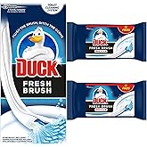 Toilet Duck Fresh Brush with Holder, Bowl Cleaner Starter Kit, 1 Handle ...