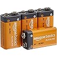 amazon basics AmazonBasics 9 Volt Everyday Alkaline Batteries (4-Pack ...
