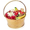 Pure Source India Brass Traditional Pooja Basket/Pooja Daliya for ...
