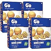 GO Organic Light Broken Walnuts (Without Shell) 1Kg (250gm x 4) | Walnuts Dry Fruits | Organic ...