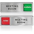 Abudada Meeting Room Sliding Door Signs Do Not Disturb, In Use ...