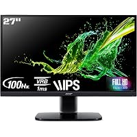 Acer K273E 27 Inch IPS Full HD LCD Monitor with LED Back Light I 1MS ...