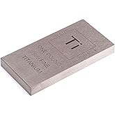 Titanium Bar - 1 Kilo Laser Engraved .999 Pure Bullion Bar Chemistry Element Design by Unique ...