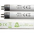 2 Pack 8w T5 300mm 12" Fluorescent Tubes Cool White 4000k G5 Cap for ...