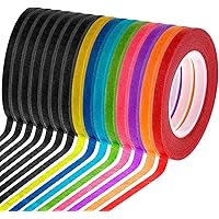 20 Rolls Whiteboard Graphic Chart Tapes,10 Colors 3mm x 66m Colored ...