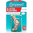 Compeed Medium Size Blister Plasters, Hydrocolloid Plasters, Foot ...