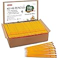 Wood-Cased #2 HB Pencils, Shuttle Art 350 Pack Sharpened Yellow Pencils ...