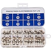 Protectron Electro Fast Blow Glass cartridge Fuses 5x20mm- 80pc ...
