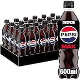 Pepsi Max No Sugar Cola Cans 24 x 330ml : Amazon.co.uk: Grocery
