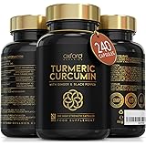 Advanced Turmeric Capsules High Strength 3000mg, Ginger & Black Pepper ...