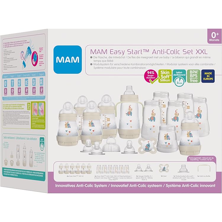 Mam Easy Start Anti Colic Bottles Feed