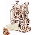 ROWOOD 3D Puzzle Wooden Printing Press Machine, Mechanical Model Kit ...