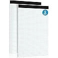 Graph Paper Pads A4 Graph Paper Notebook, 2 Pack 4x4 Quad Grid Paper ...