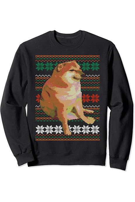 Doge In Sweater White Dudes For DOGE Shirt, Hoodie, Sweater, Long