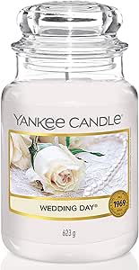 Yankee Candle Scented Candle | Wedding Day Large Jar Candle | Burn Time ...
