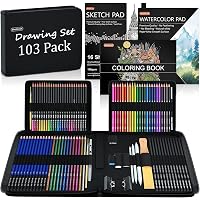 Shuttle Art 103 Pack Sketching and Drawing Pencils Set, Sketch Pencil ...