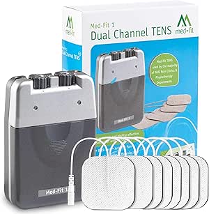 Med-Fit 1 Dual Channel TENS Machine unit for pain relief and pain ...