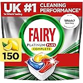 Fairy Platinum Plus Complete All-in-1 Dishwasher Tablets, 125 Pack ...