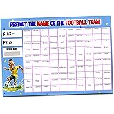 Gifts and Temptations Football Team Scratch Cards Fundraiser, 100 Names ...