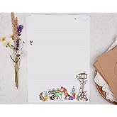 Making Meadows A4 Luxury Writing Paper Set Floral Flower Design (20 ...