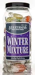 Original Winter Mixture Retro Boiled Sweets Gift Jar by Berrymans Sweet ...