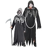 Foxxeo Sensemann Kostüm mit Maske für Herren - Größe S-XXXL ...