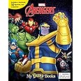 Marvel Avengers My Busy Books - Storybook, 10 figurines, playmat ...
