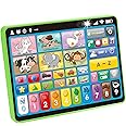 hahaland Trilingual (EN/FR/ES) Baby Tablet for 1 Year Old+ Boys & Girls, Eye-Friendly Kids ...