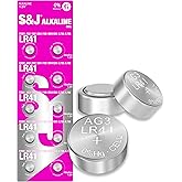 5Plus 10 PCS LR41 AG3 392 192 SR41SW L736 LR736 Battery 1.5V Button Coin Cell Batteries Used in ...