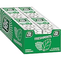 TIC TAC Box with 60 Mini Boxes (each 3.9 GRAMS), ARTIFICIALLY FLAVOURED ...