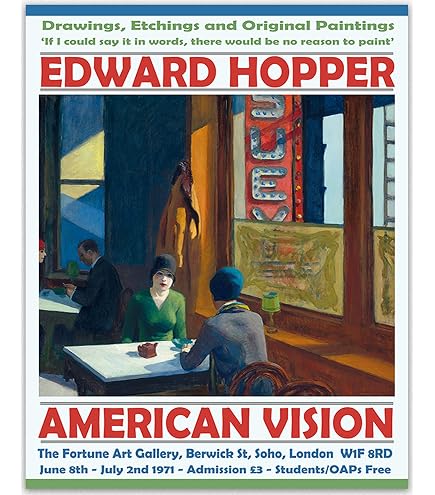 Falchi Notturni Di Edward Hopper