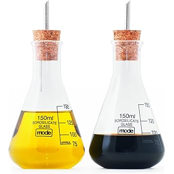 Lab Flasks - Oil and Vinegar: Amazon.co.uk: Kitchen & Home