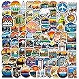 Kaderas 100 World Travel Camping Hiking Stickers, National Park ...