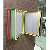 Infomate Plastic Wall Unit Hanging Display Pocket Documents Certificate Storage File Folder with ...