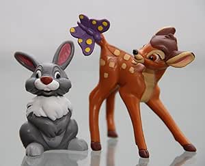 Bullyland - SET of 2 figures : BAMBI & THUMPER / RABBIT - Figures ...