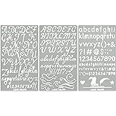 Aleks Melnyk #83 Greek Letter Stencils One Inch, Greek Alphabet ...