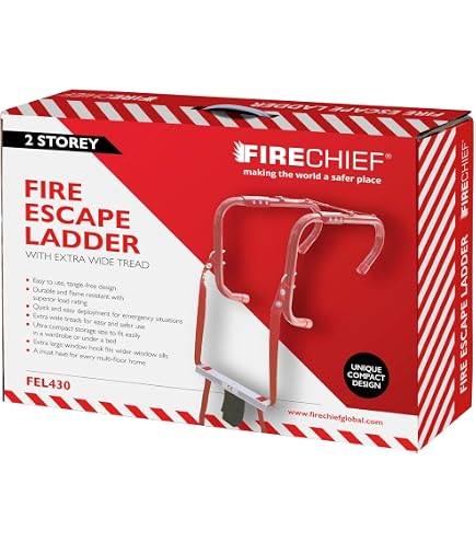 Swedish Ladder Fire Escape Rope Ladder,5M 16FT Emergency Safety ...
