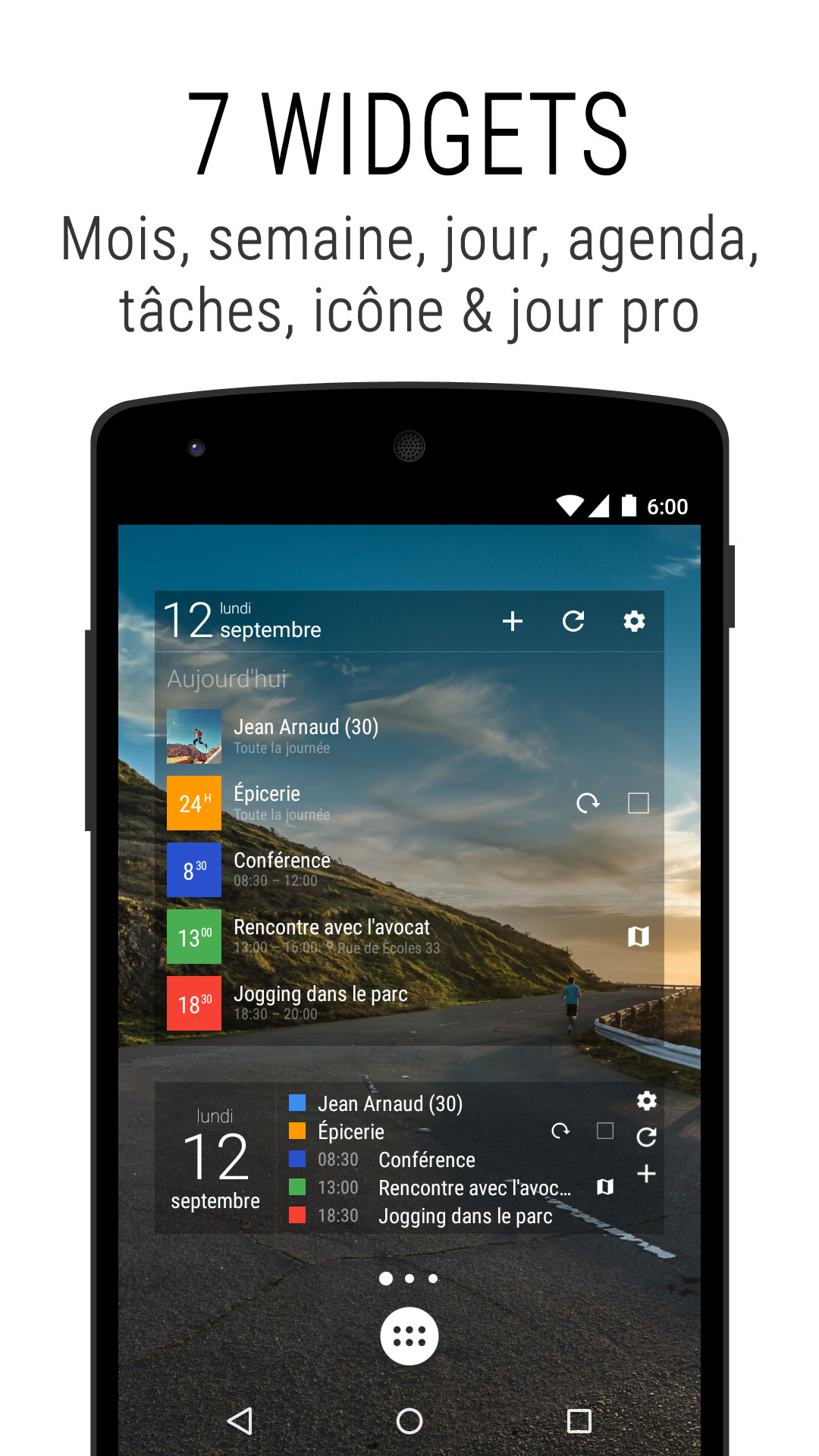 Agenda Business - Calendrier, Planning & Widgets: Amazon.fr: Appstore pour Android