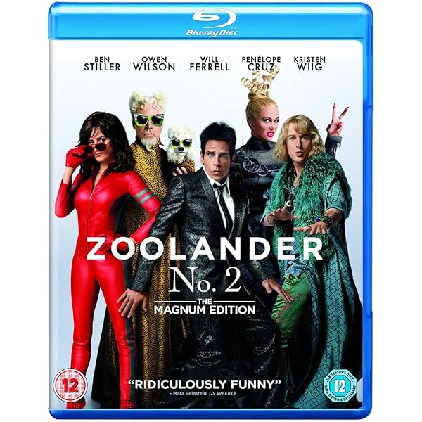 Magnum Zoolander Zoolander No. 2 (2016) [The Magnum Edition] Blu Ray