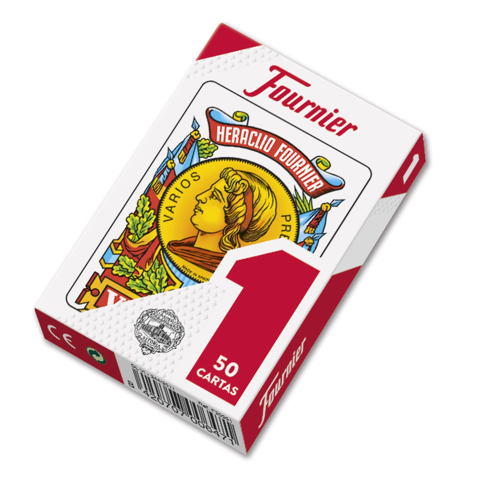 Fournier F20991 - Baraja española Nº 1, 50 cartas, surtido: colores ...