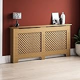 Vida Designs Milton Radiator Cover Unfinished Modern Unpainted MDF ...