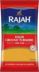 Rajah Spices Haldi Ground Turmeric | Holud | Haldi | Haldar | Haladi ...