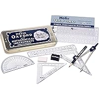 Helix Oxford Maths Set with Storage Tin : Amazon.co.uk: Everything Else