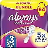 Always Ultra Night Sanitary Towels with Wings, Size 3, 40 Instant Dry ...