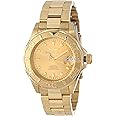 Invicta Men's Automatic Watch with Gold Dial Analogue Display and Gold ...