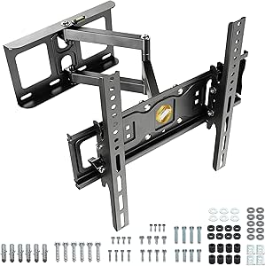 RICOO S6144, Support Murale TV, Orientable, Inclinable, Universel 32-55 ...
