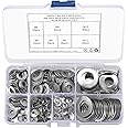 Wave Spring Washers, 300 Pcs 304 Stainless Steel Curved Spring Washers ...
